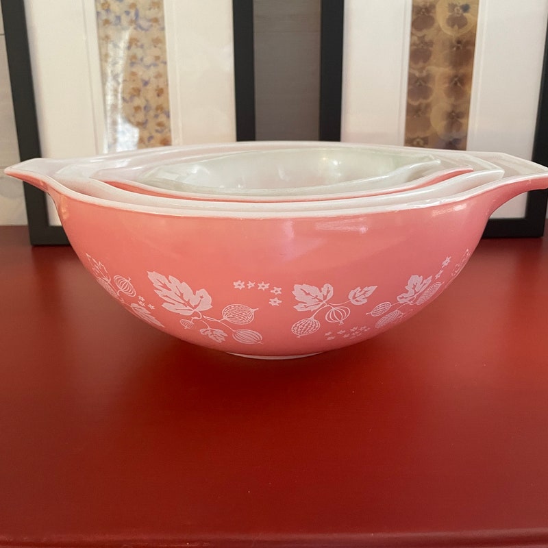 Pink Pyrex Bowls - Etsy