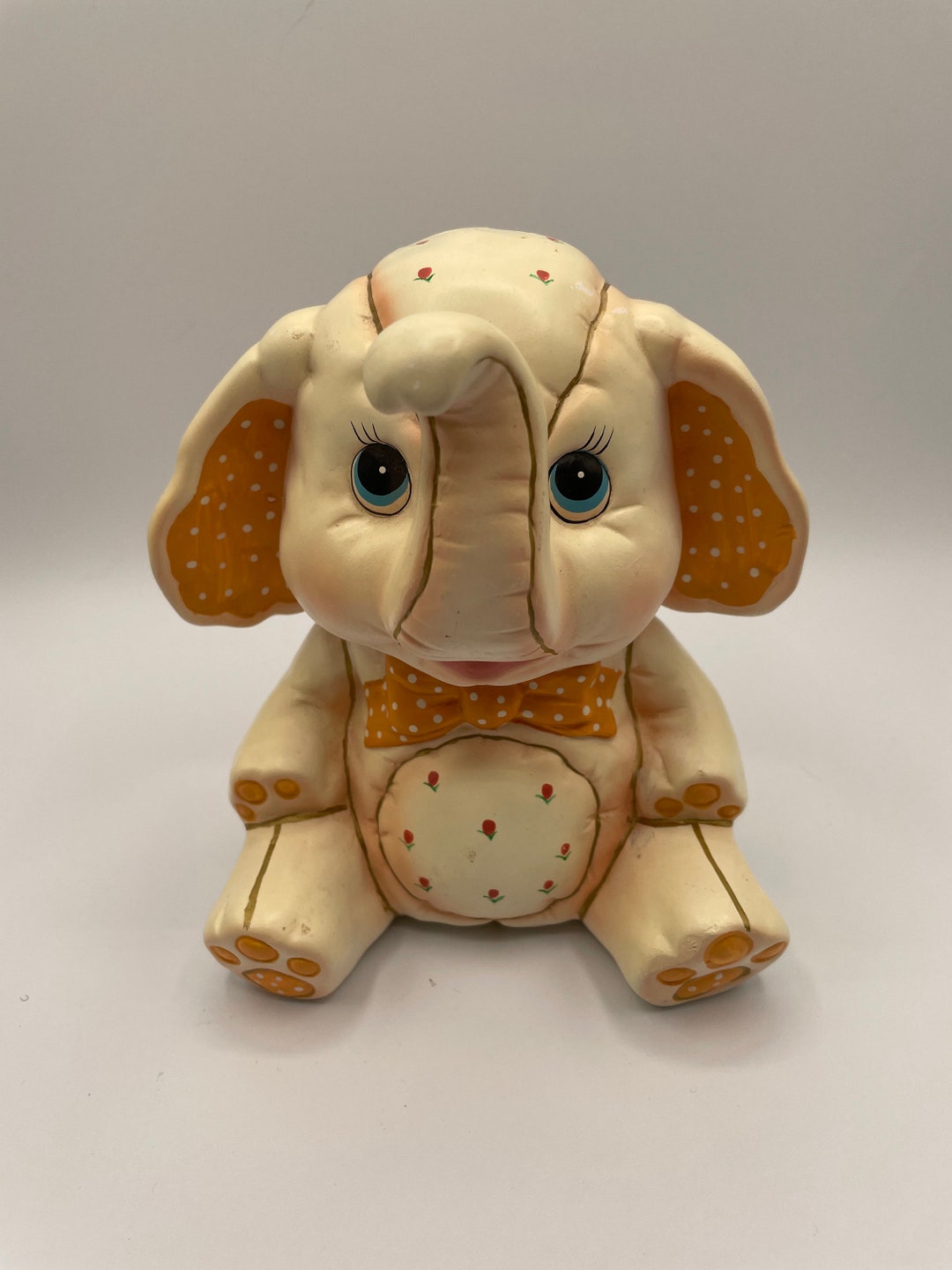 Lefton Elephant Coin Bank Vintage - Etsy