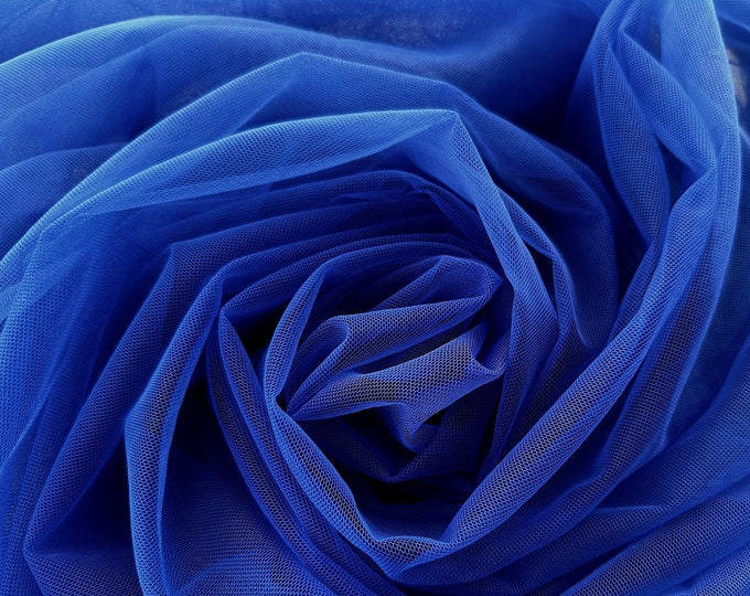 Deep Royal Blue Tulle Fabric,mesh Tulle Fabric,mesh Fabric,softest ...