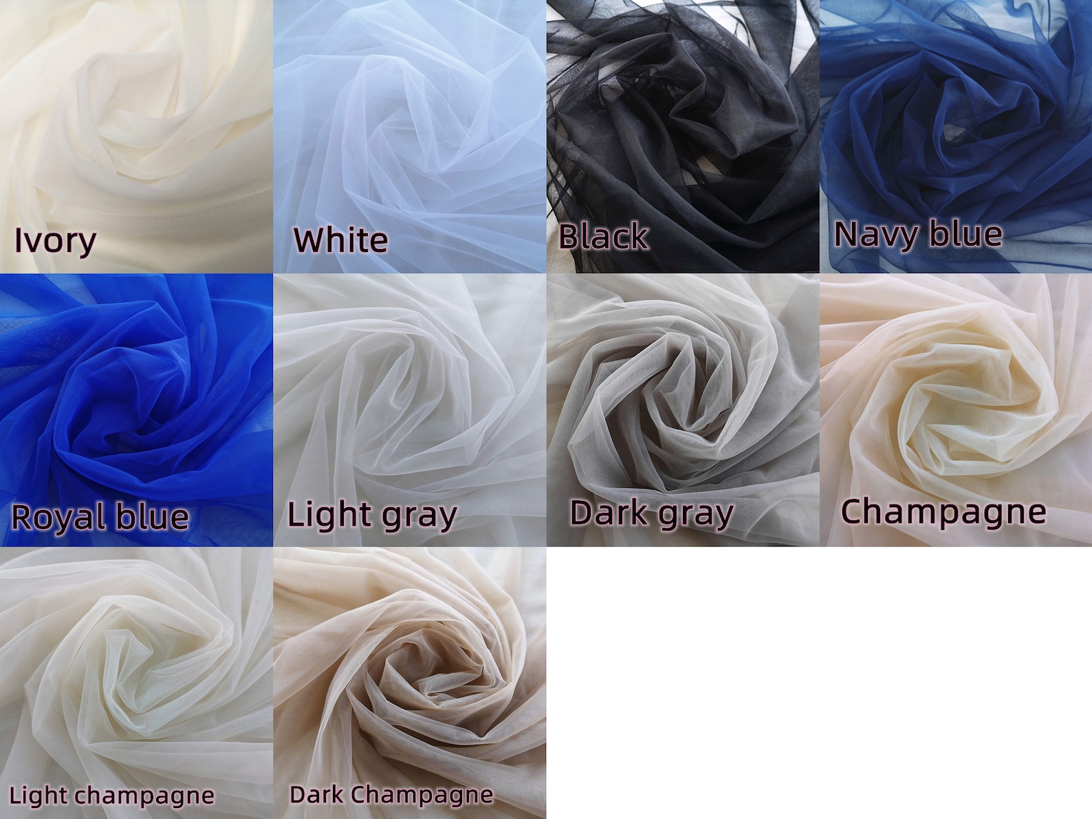 Navy Blue Tulle Fabric,wedding Veil Fabric,bridal Dress Dress Mesh ...