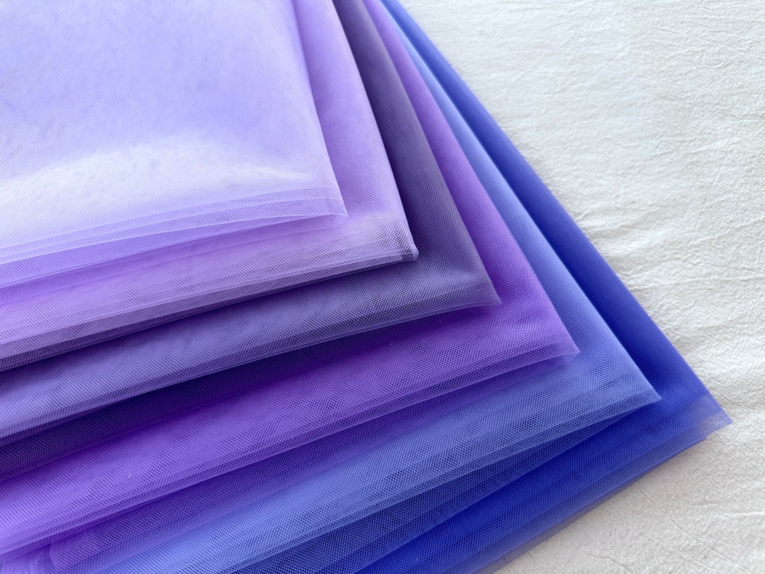 Purple Hard Mesh Fabric,tulle Fabric,tulle Roll,white Fabric,black ...