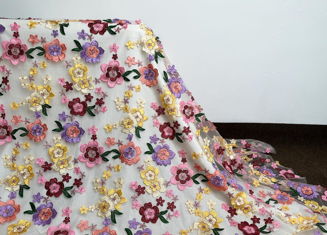 Flower Lace Fabric,mesh Tulle Lace Fabric,prom Dress Fabric,exquisite ...