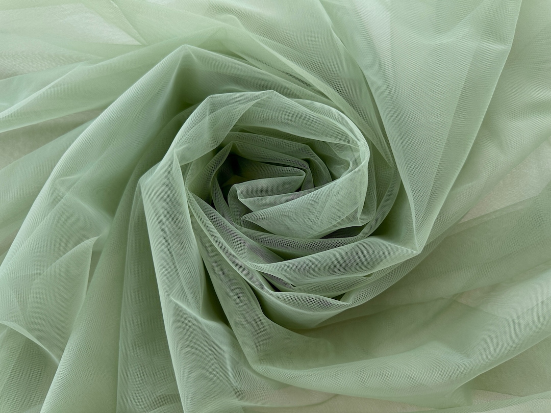 Grass Green Tulle Fabric,high Quality Fabric,prom Dress Fabric,stretch ...