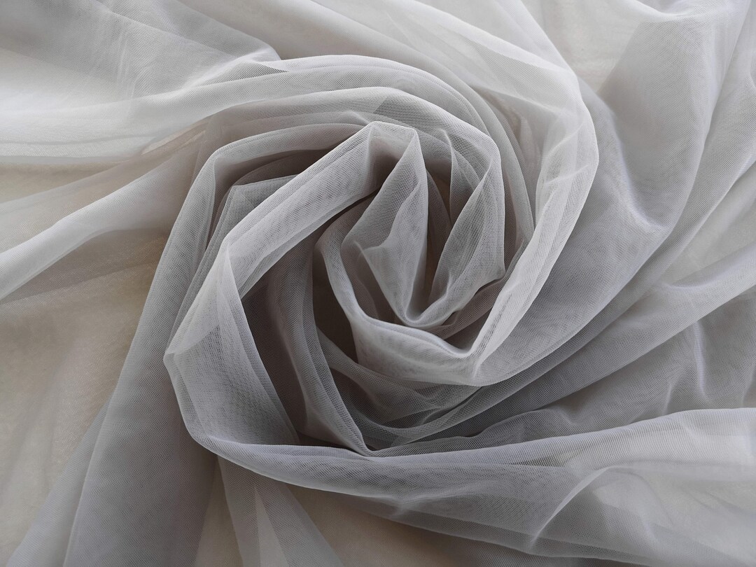 Gray Tulle Fabric,soft Tulle Fabric,veil Fabric,wedding Bridal Dress ...