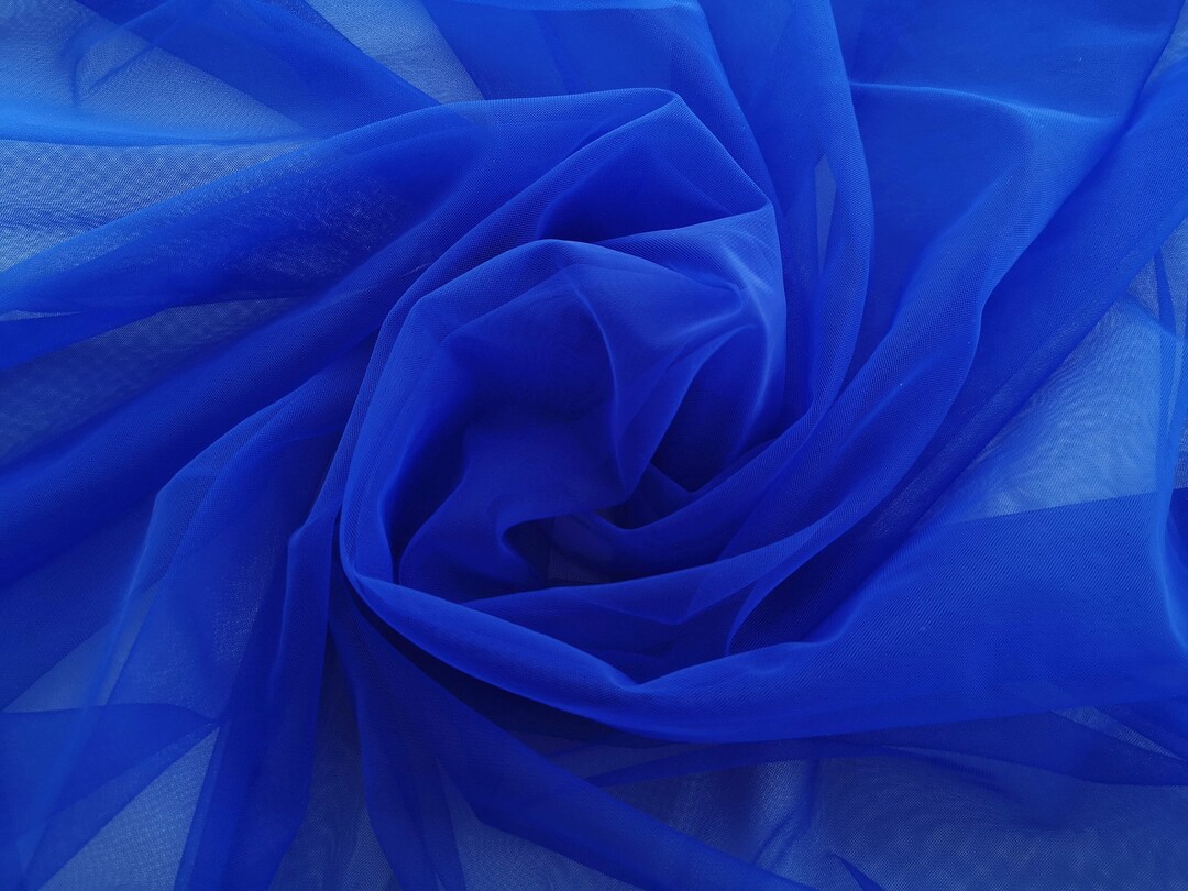 Soft Tulle Fabric,royal Blue Tulle,wedding Bridal Dress Veil Fabric ...