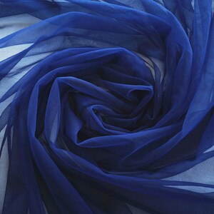 Soft Tulle Fabric,royal Blue Tulle,wedding Bridal Dress Veil Fabric ...