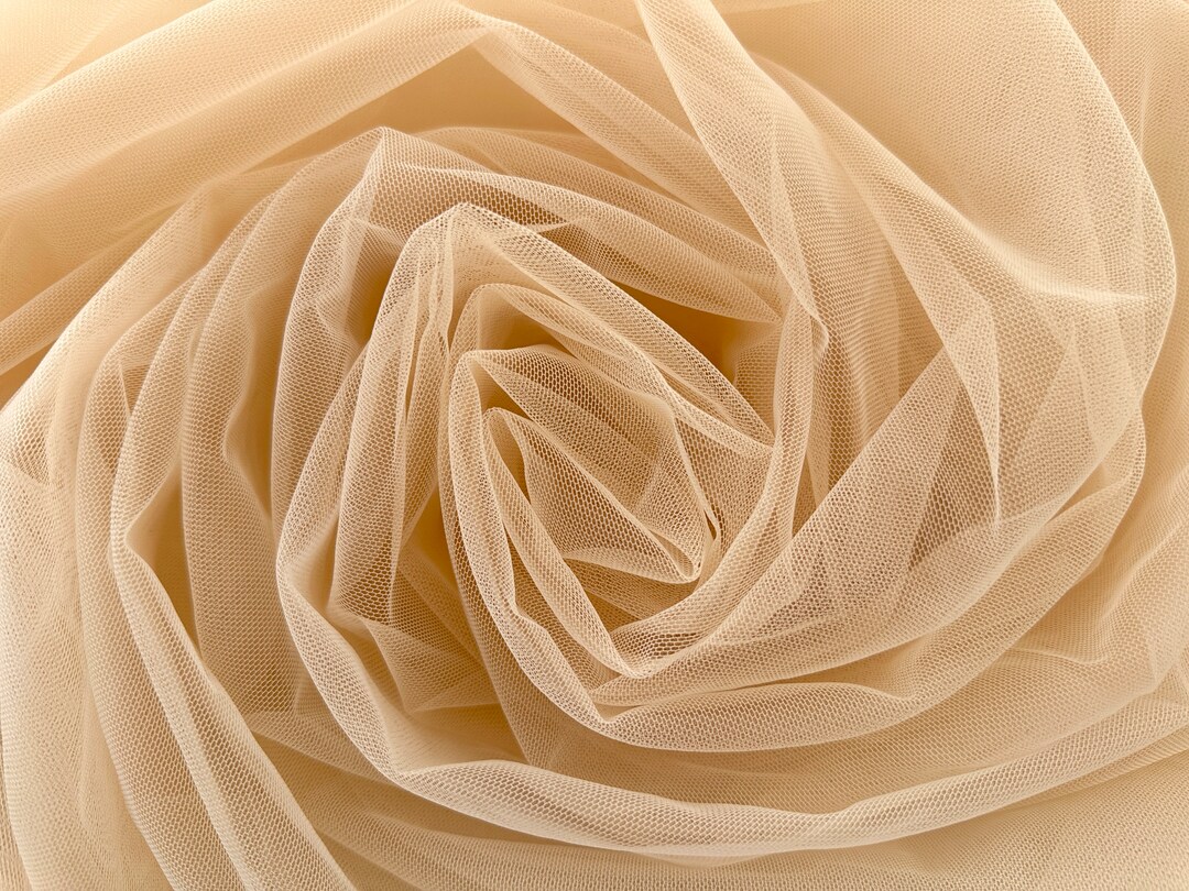 Tulle Fabric,wide Mesh Gauze Fabric,middle Champagne Mesh Fabric,plain ...