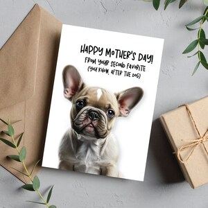 PRINTABLE Mother’s Day Card, French Bulldog, Dog Mom, Frenchie, Mother ...