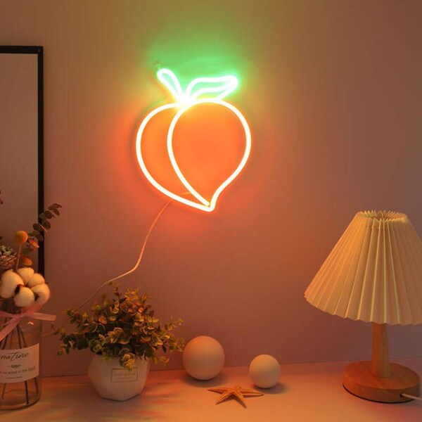 Neon Peach - Etsy