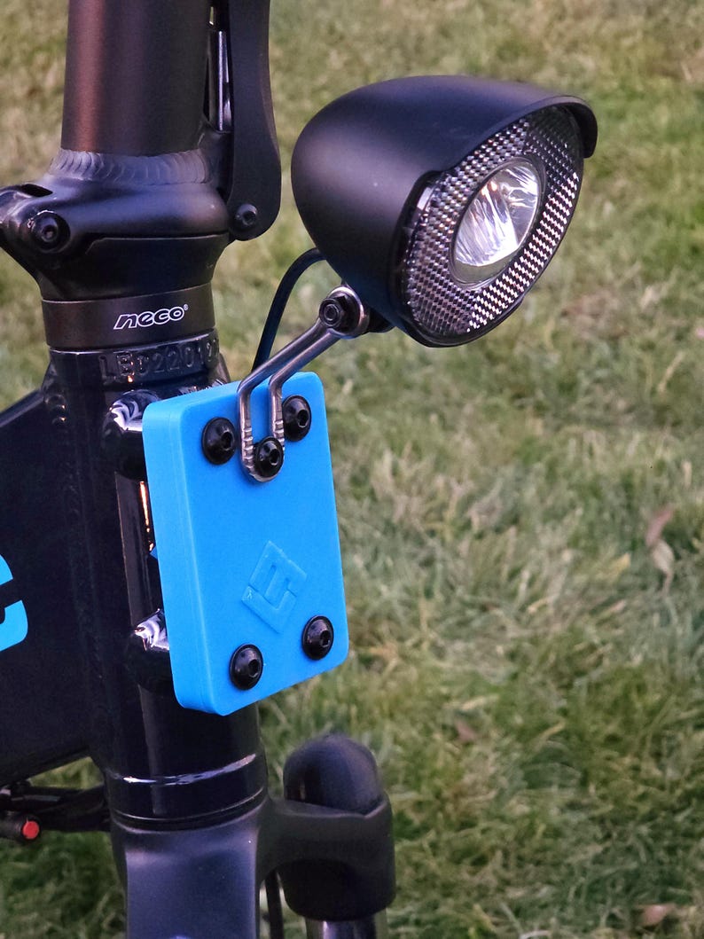 Lectric Ebike Headlight Relocation & Tracker Mount: Airtag/tile ...