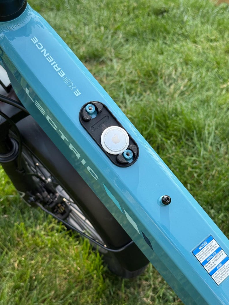 Hidden Bike Tracker Mount | AirTag Tile Galaxy Smarttag2 - Etsy UK