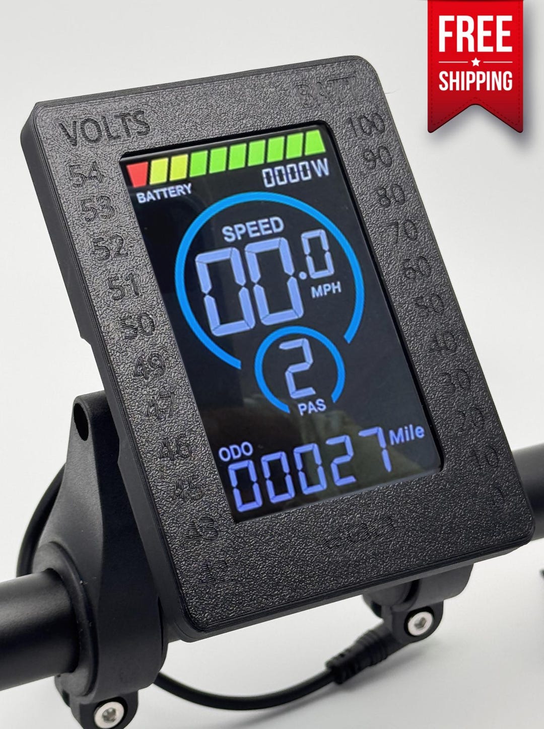 Lectric Ebikes Color Display Cover - Clear Shield W/ Batt & Voltage ...