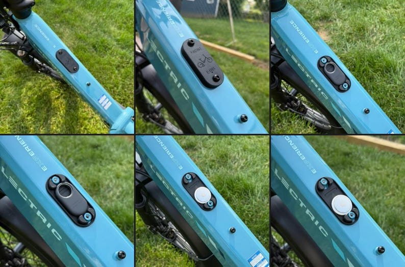 Hidden Bike Tracker Mount | AirTag Tile Galaxy Smarttag2 - Etsy UK