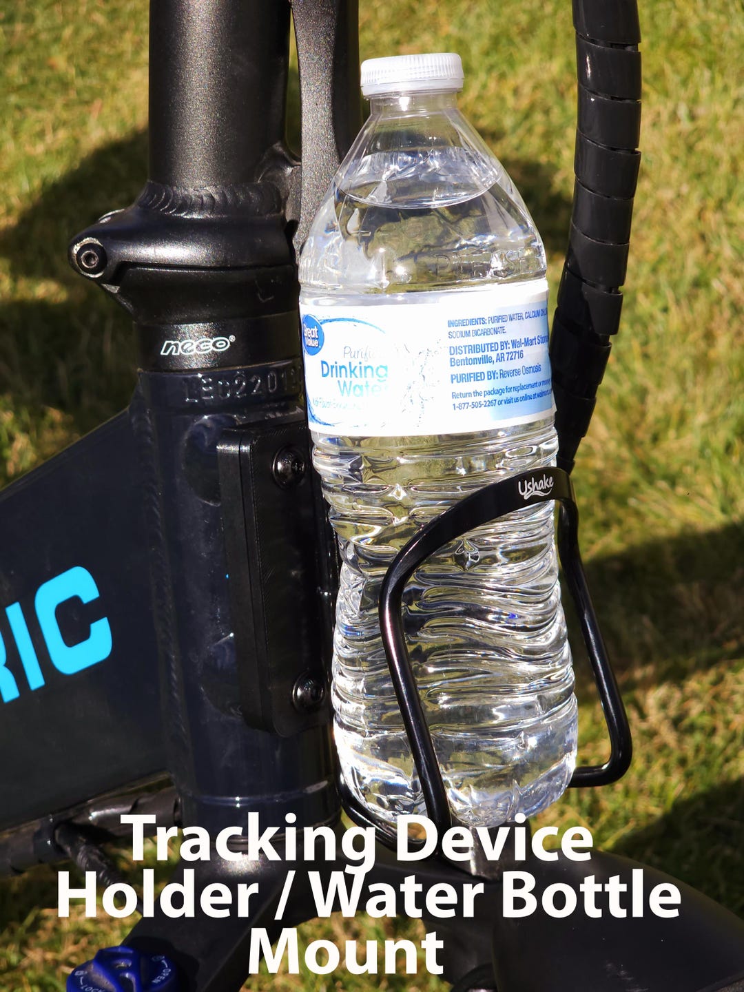 Lectric Ebike Stem Mounted Water Bottle Adapter & Tracker Holder - Etsy