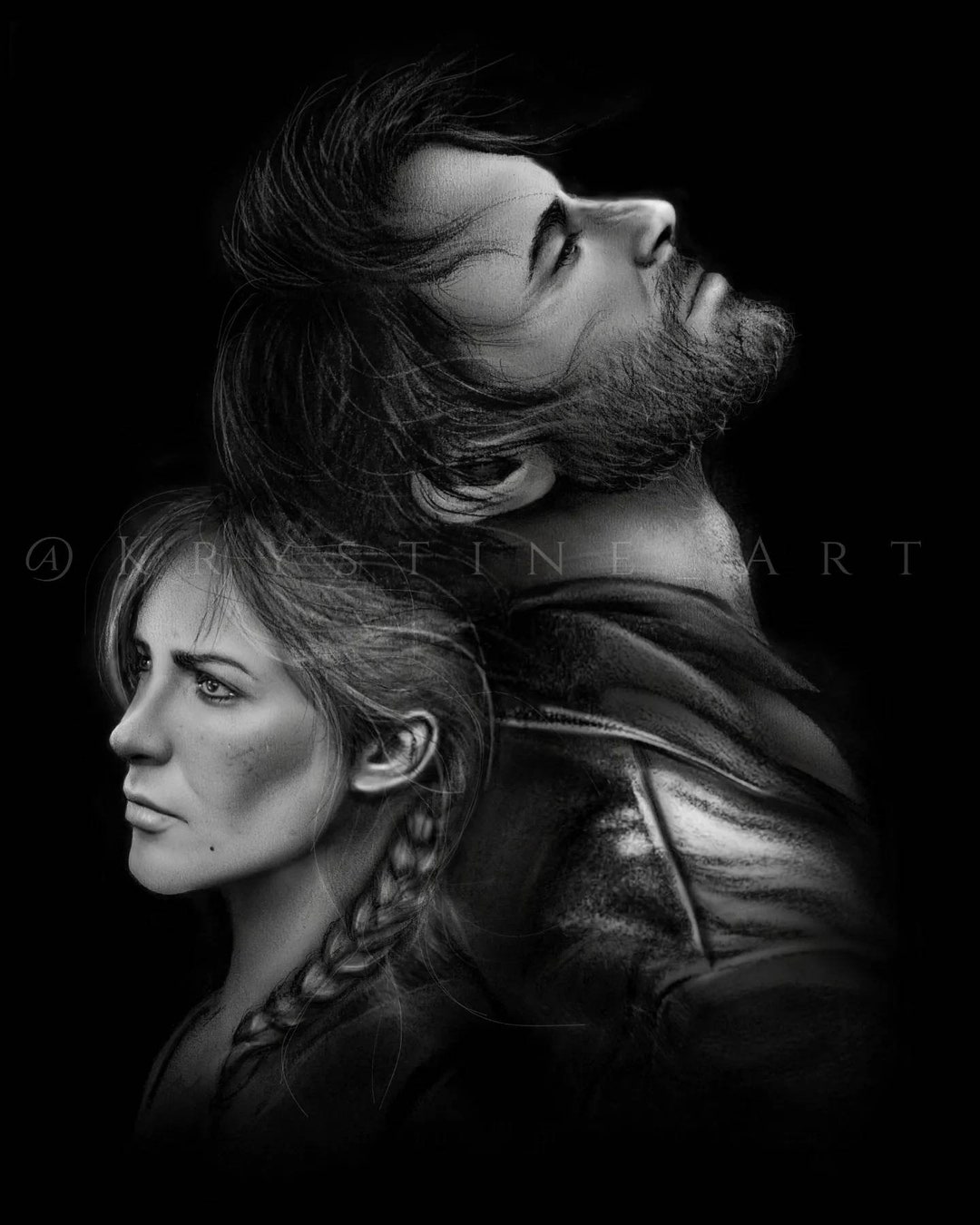 Arthur Morgan And Sadie Adler Red Dead Redemption 2 Etsy