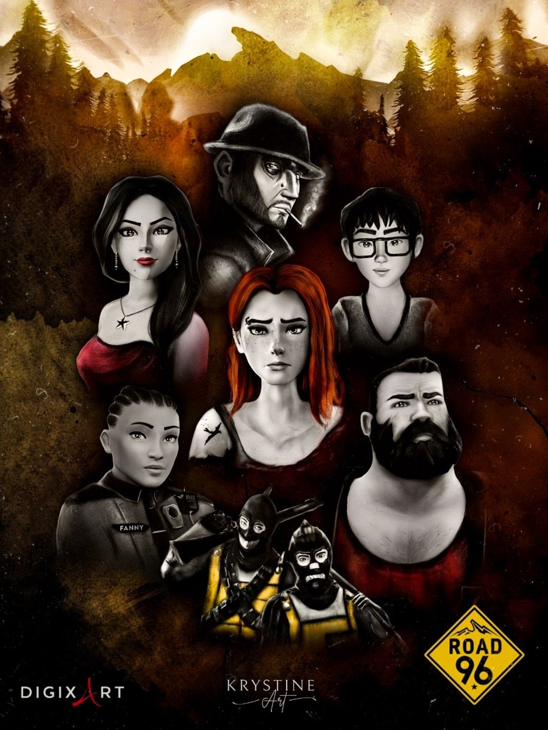 Road 96 Poster Anniversary - Etsy