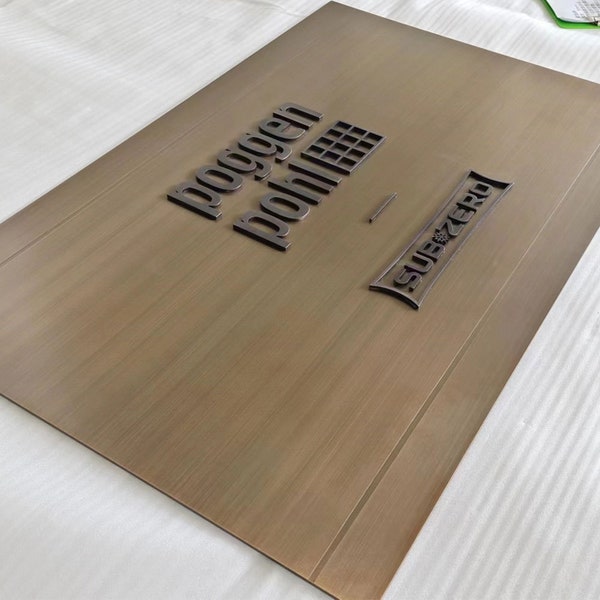 Metal Logo Plate - Etsy Australia