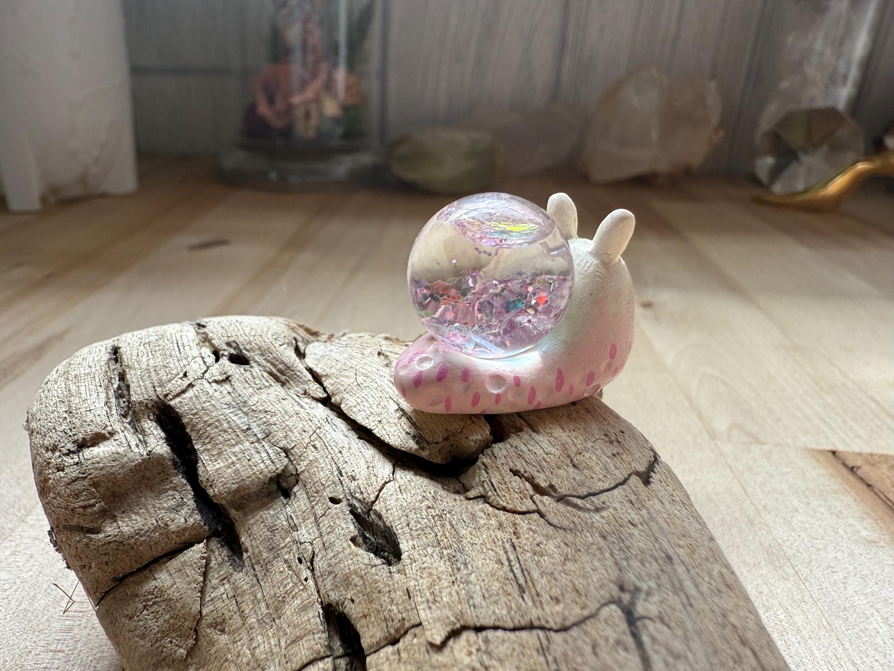 Magic Floating Crystal Ball Sparkle Snail - Etsy