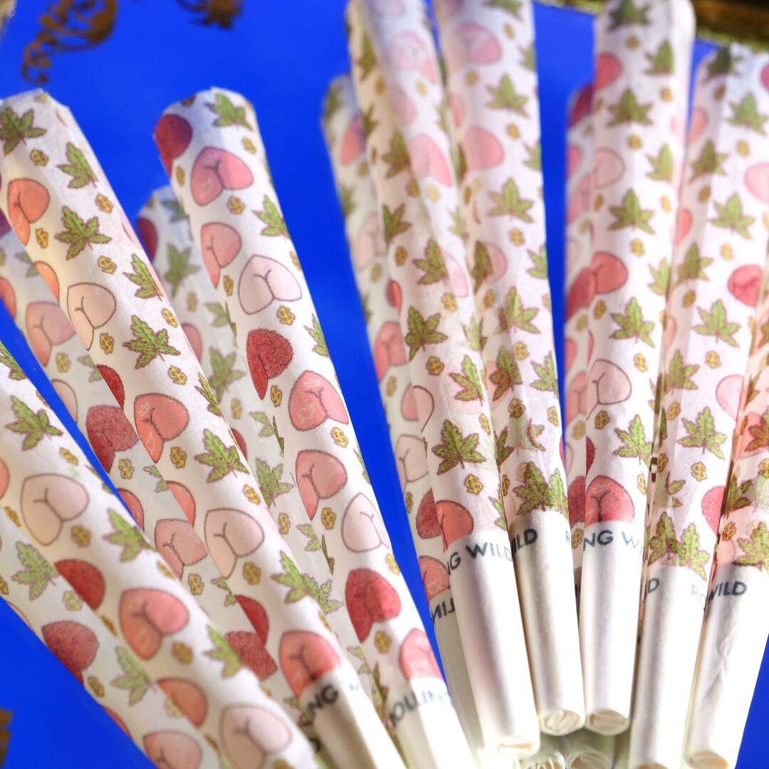 8 Pack 42O Leaf Pre Rolled Cones Cute Rolling Paperstoner - Etsy