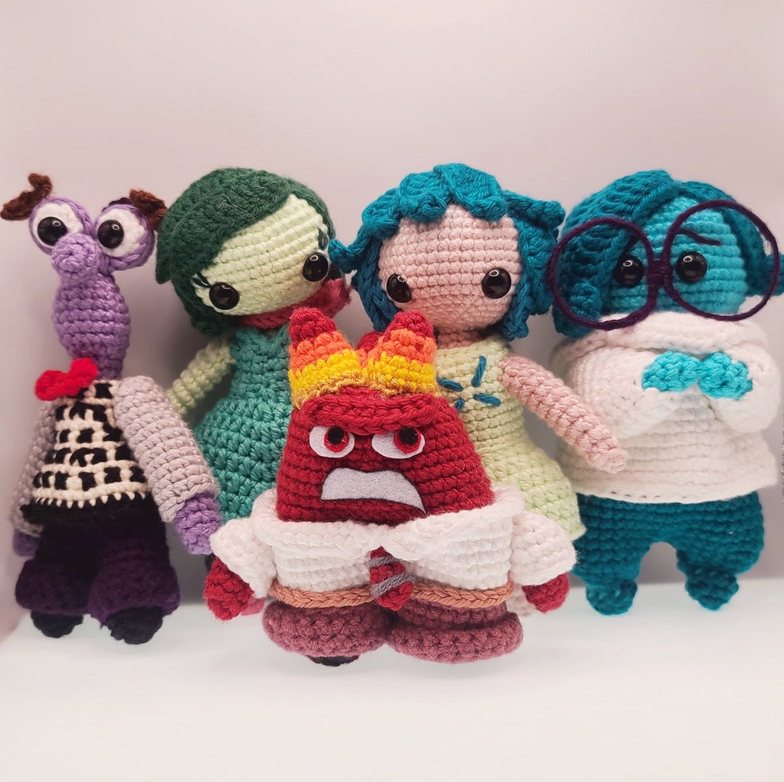 Emotions Package Inside Out Inspired PDF Patterns emotion Crochet ...