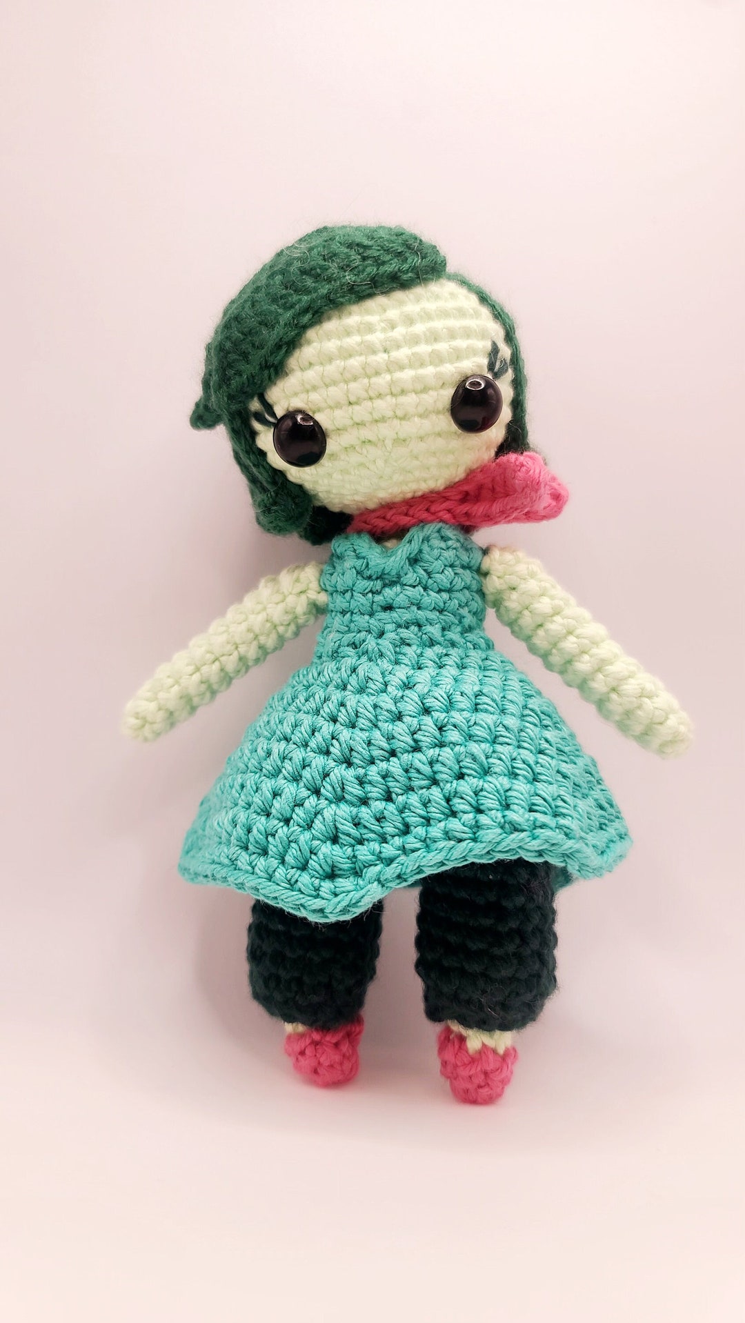 Disgust Inside Out Inspired - PDF Pattern [amigurumi Doll] [ Emotion ...