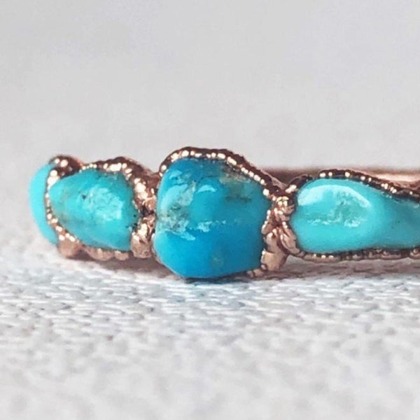 Raw Turquoise Ring - Etsy