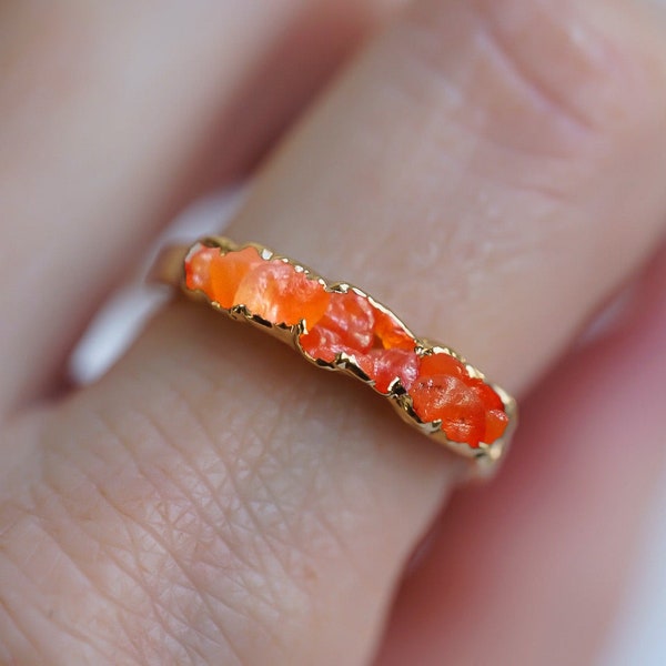 Raw Crystal Ring - Etsy