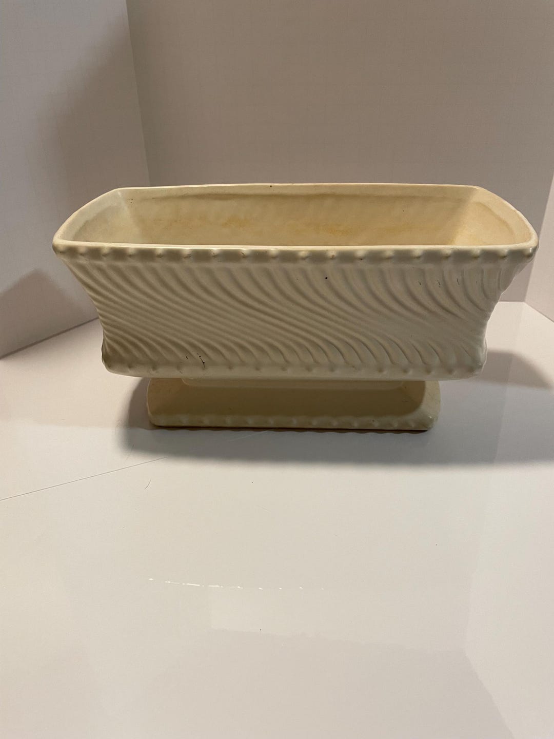 Mccoy Rectangular Cream Planter - Etsy