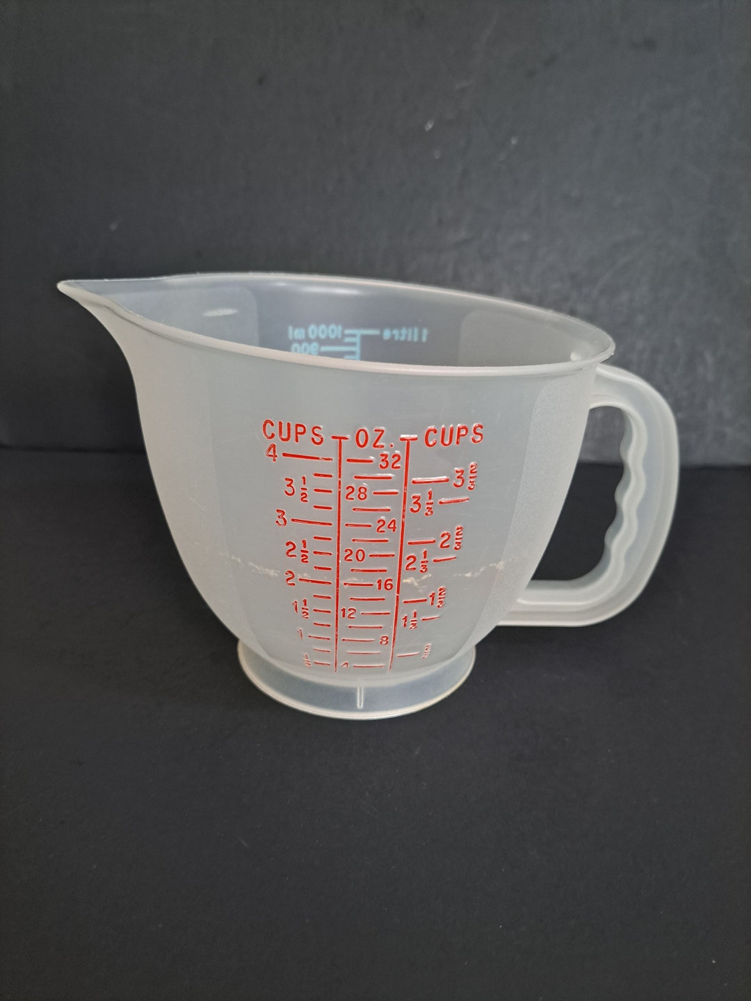 Vintage Tupperware Measuring Cup - Etsy