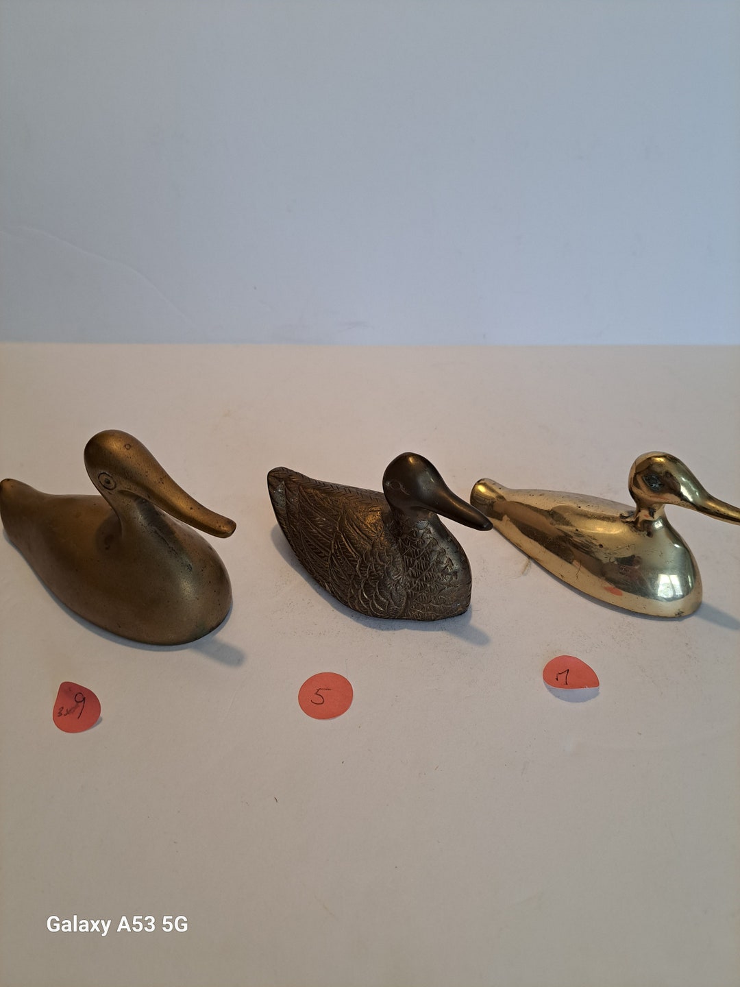 Brass Duck Figurines - Etsy