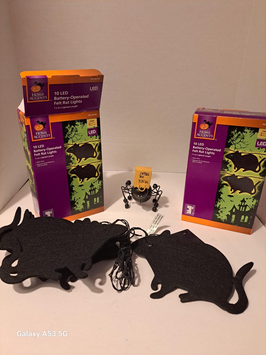 Battery Operated Felt Rat Lights and Spider Decor - Etsy