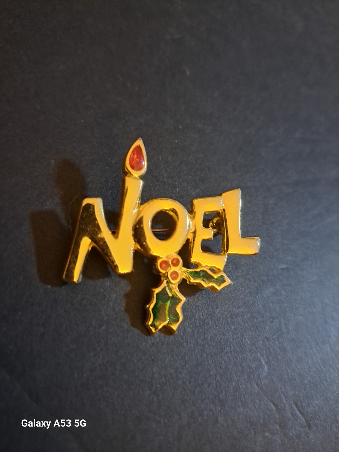 Vintage Noel Pin - Etsy