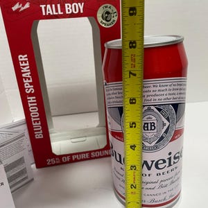 Budweiser Tall Boy Bluetooth Speaker - Etsy