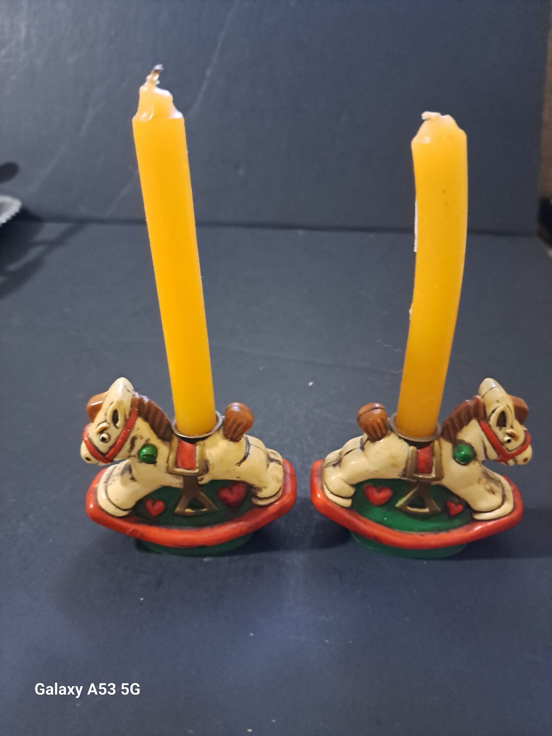 Vintage Rocking Horse Candle Holders - Etsy