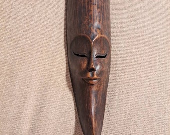 Unique Creations Limited Edition Lady Face Mask Wall Art Wall - Etsy