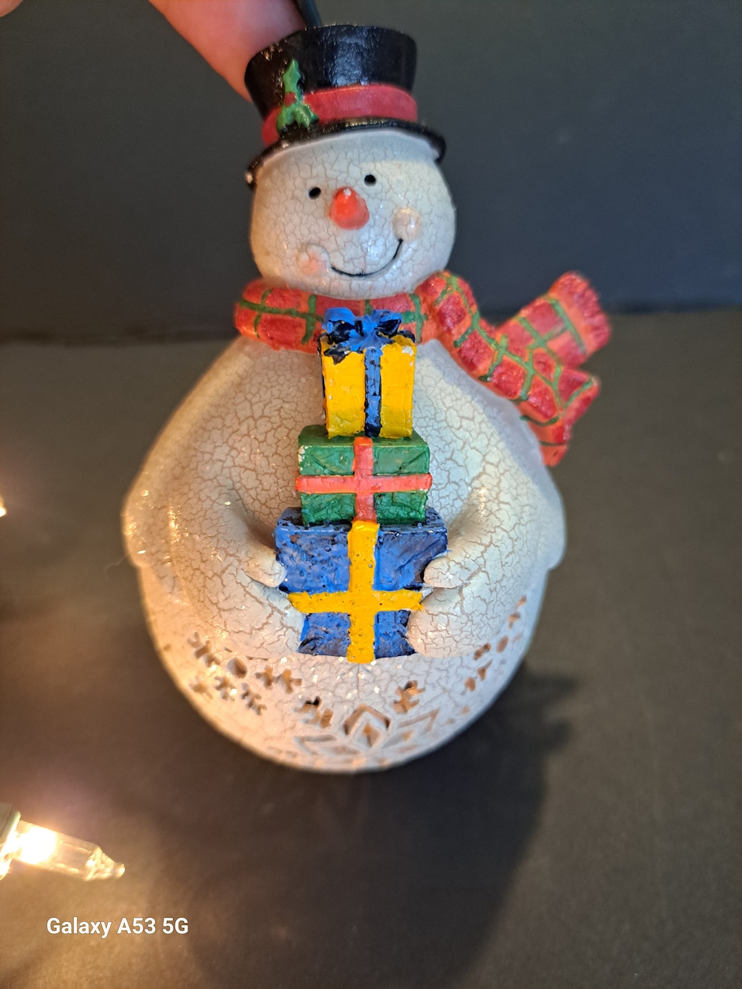 Vintage JC Penny Light up Snowman - Etsy