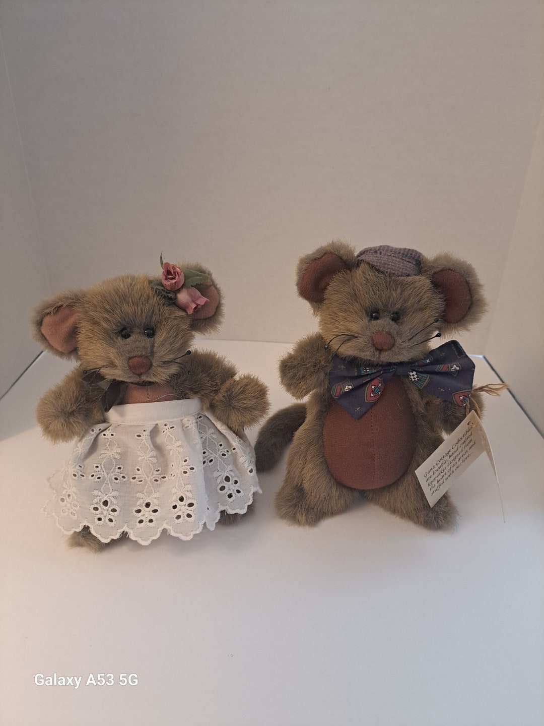 Vintage Ganz Mice Couple - Etsy
