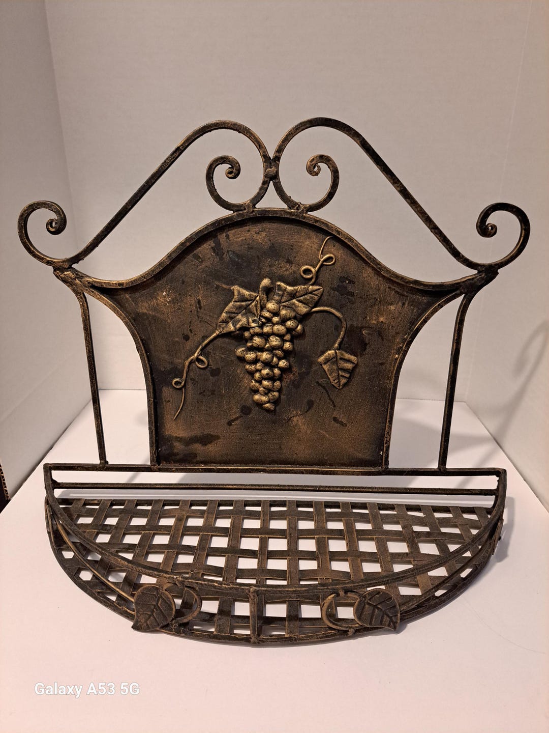 Metal Grape Wall Shelf - Etsy