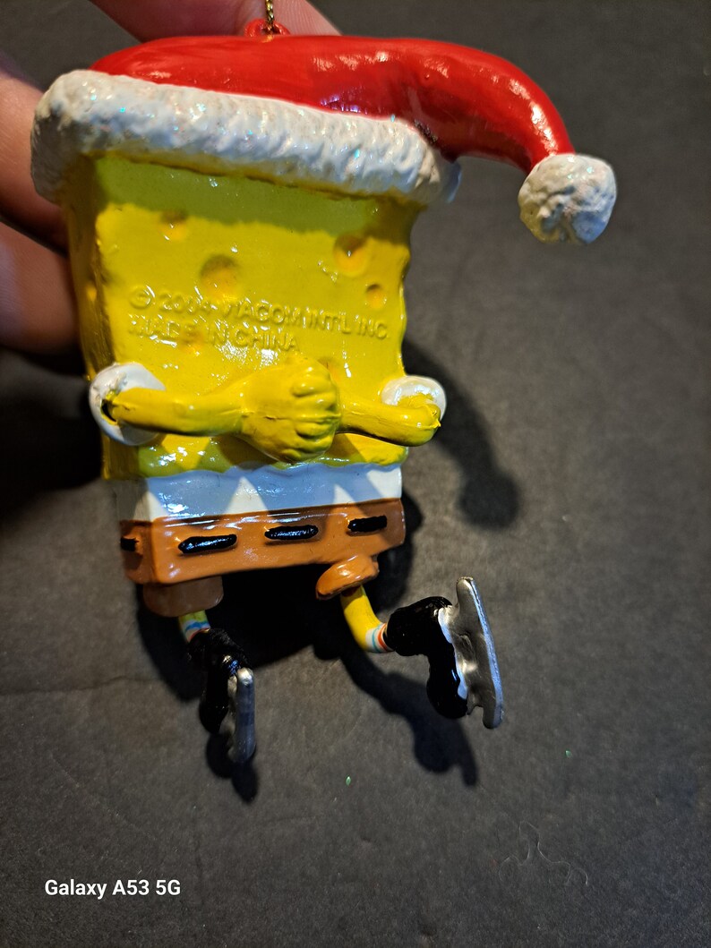 Skating Spongebob Ornament - Etsy