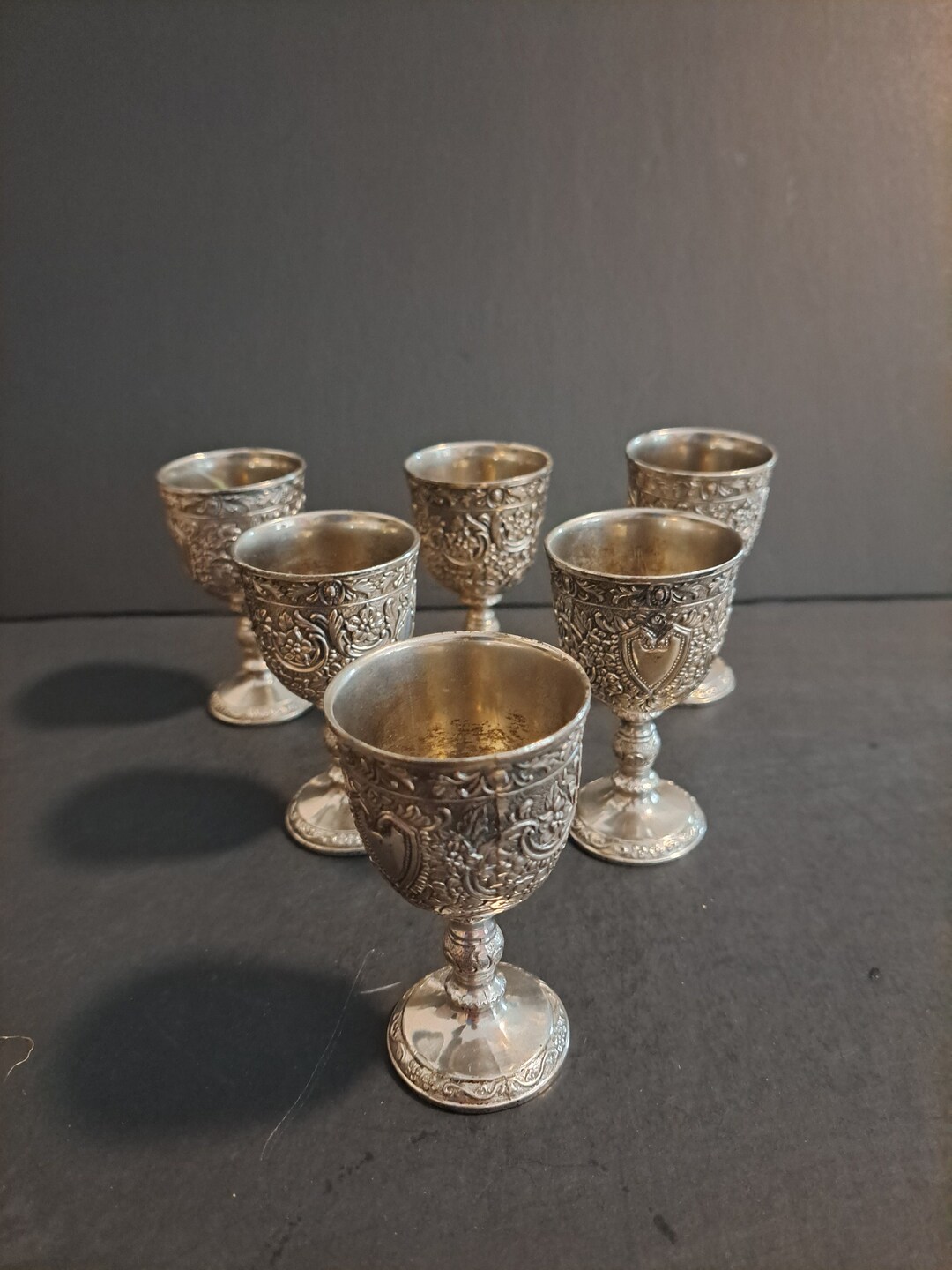 Silver Plated Goblets - Etsy