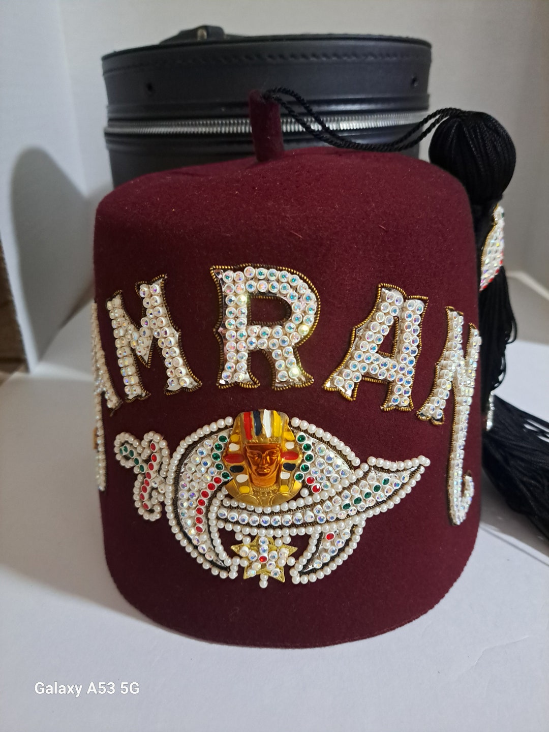 Amran Vintage Free Mason Fez and Case - Etsy