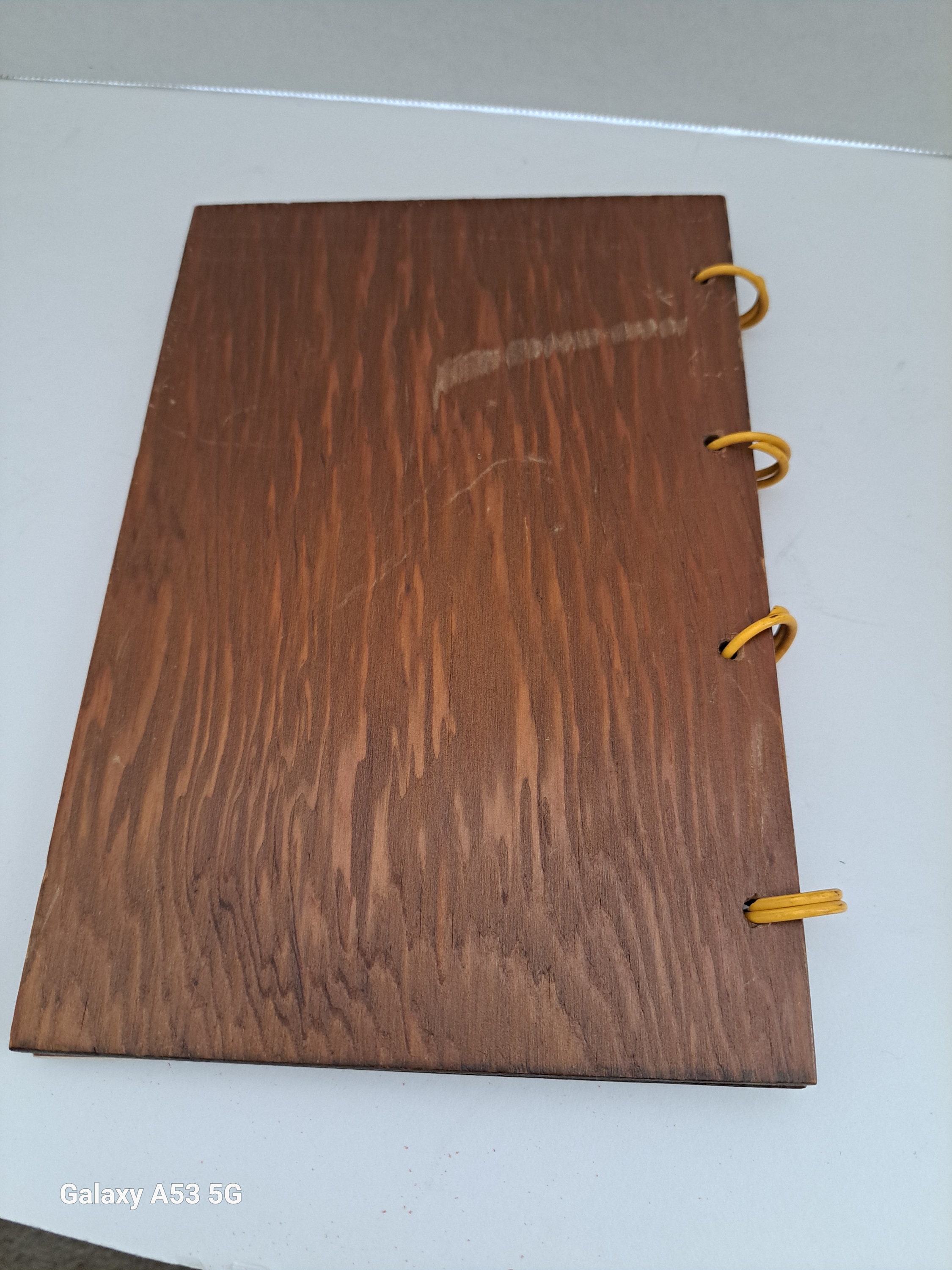 1938 Wood Cover Cookbook - Etsy