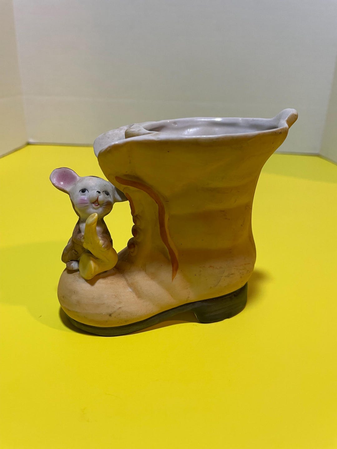 Ardco Boot With Mouse Planter - Etsy