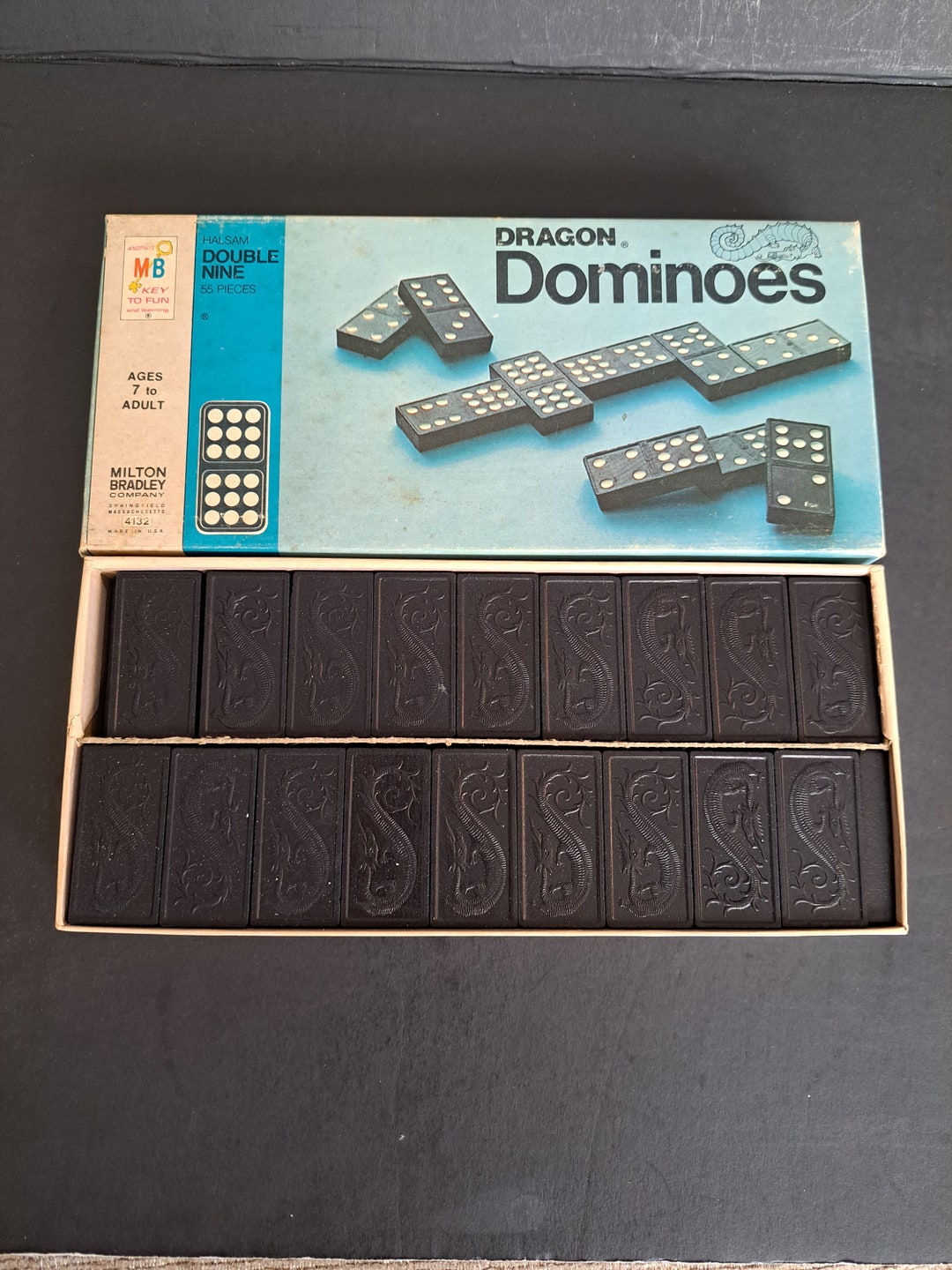 1970 Dragon Dominoes - Etsy
