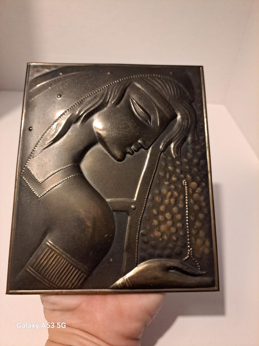 1960s Stamped Art, Copper Woman Wall Hanging - Etsy