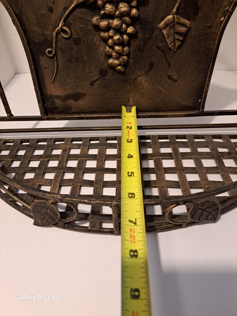 Metal Grape Wall Shelf - Etsy