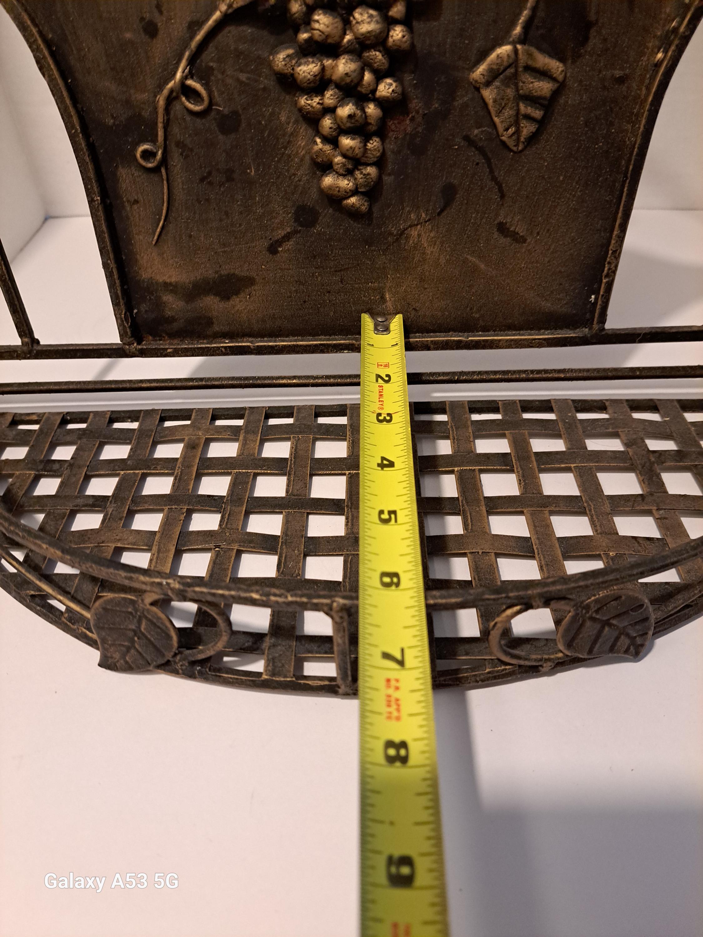 Metal Grape Wall Shelf - Etsy