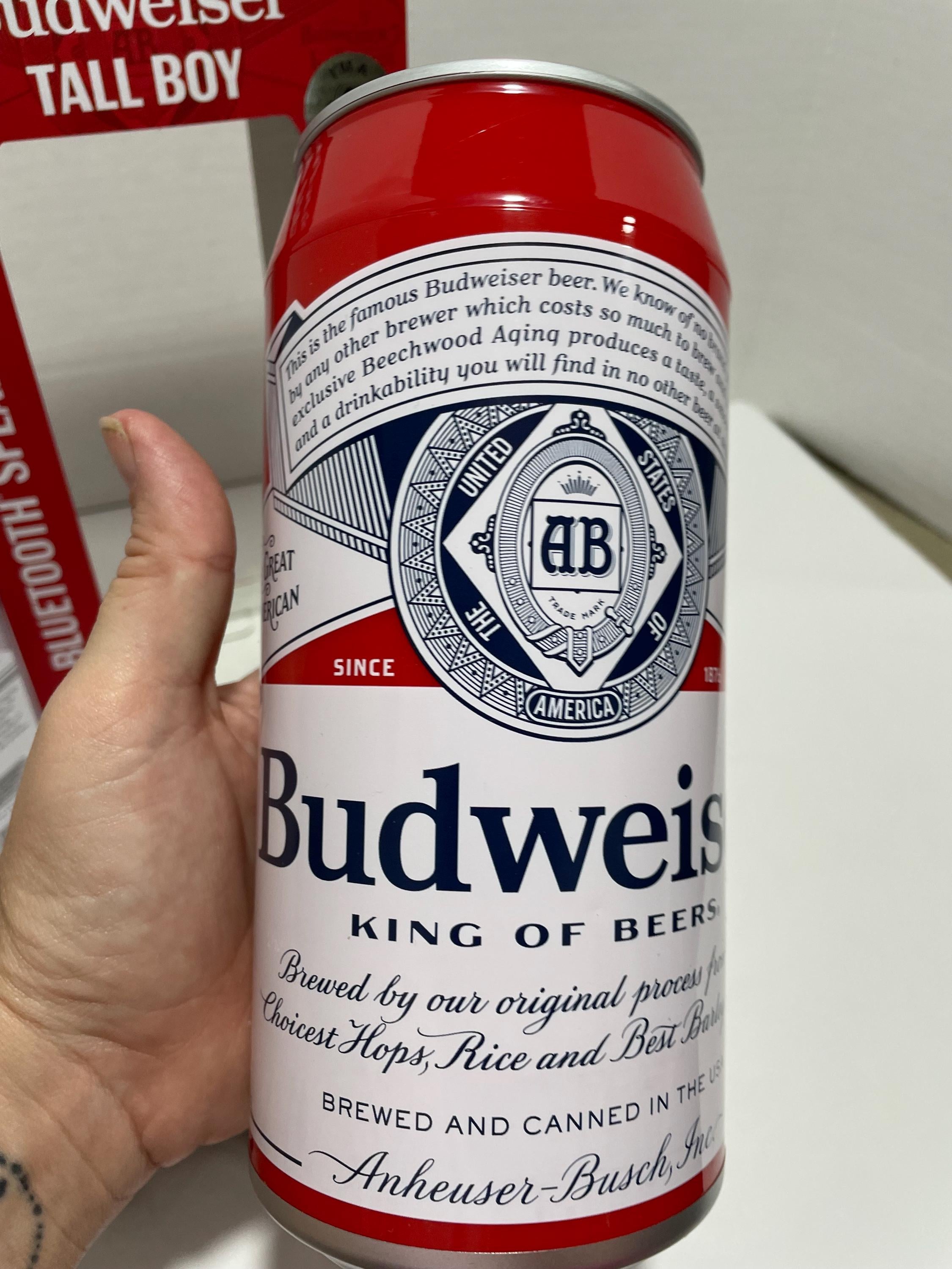 Budweiser Tall Boy Bluetooth Speaker - Etsy