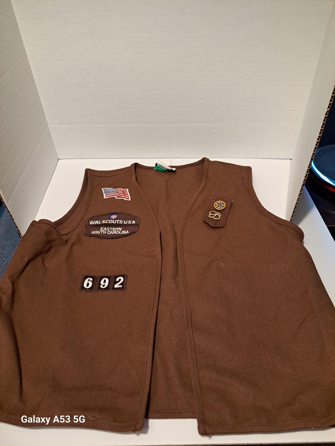 Girl Scout Outerwear Vest With Patches - Etsy