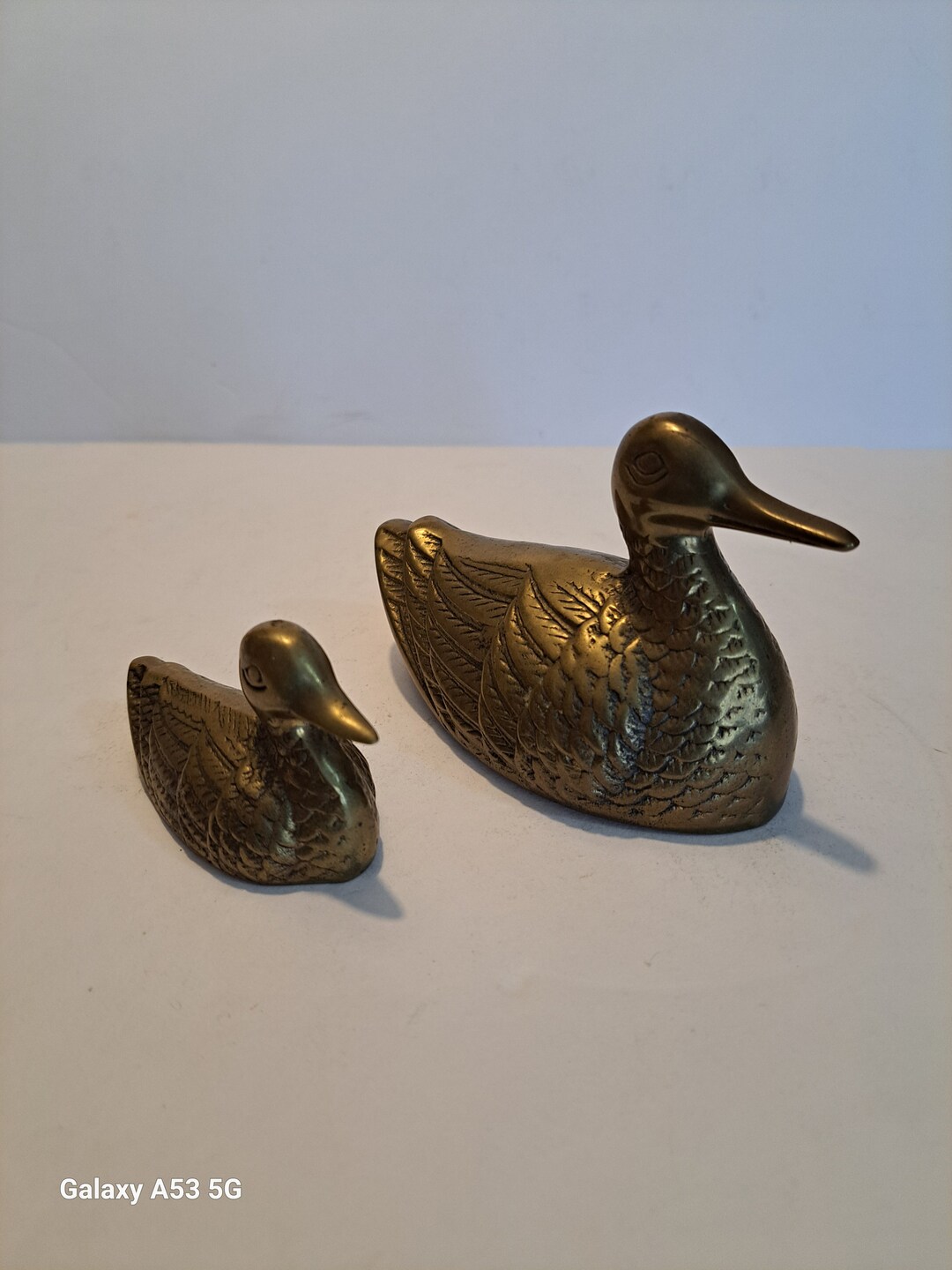 Solid Brass Duck Paper Weight - Etsy